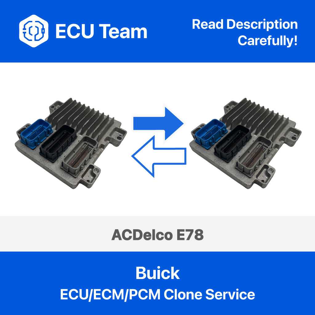 BUICK ECU ECM PCM ACDelco E78 Cloning – ECU Team Corp