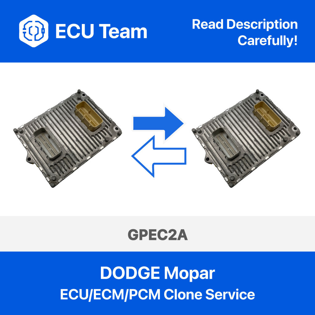 DODGE ECU ECM PCM Mopar GPEC2A Cloning – ECU Team Corp